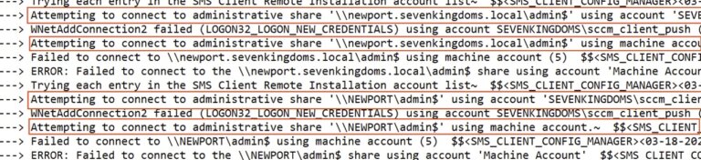 SCCM Exploitation: Account Compromise Through Automatic Client Push ...