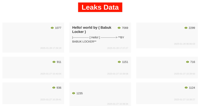 Ongoing report: Babuk2 (Babuk-Bjorka) | GuidePoint Security
